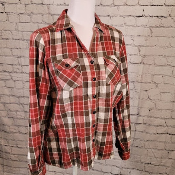 Bit & Bridle | Tops | Bit And Bridle Flannel Shirt | Poshmark